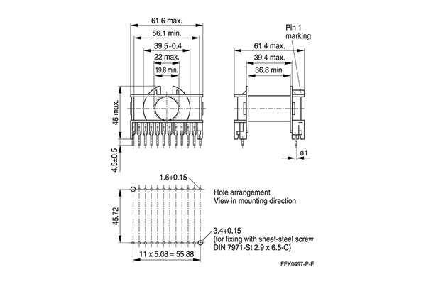 B66396W1022T001 : Detailed Information | Ferrites and Accessories ...